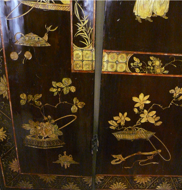 Paravent en laque de Coromandel - Conservation restauration de Laques à ...